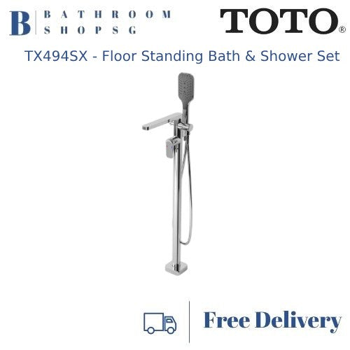 TOTO Alisei Floor Standing Bath Shower Set TX494SX | Toto Bathtub Mixer ...