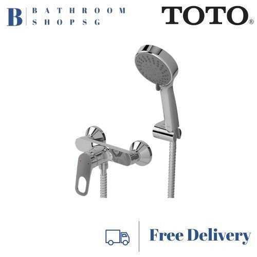 TOTO Rei R Single Lever Shower Mixer with Hand Shower Set TX474SRR ...